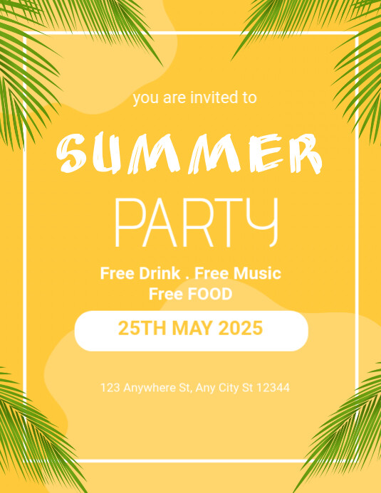 summer party Template | PosterMyWall