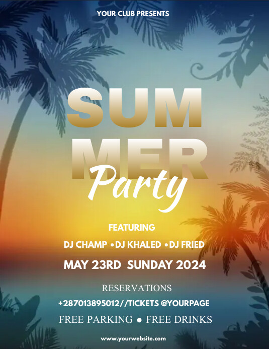 Copy of Summer Party | PosterMyWall