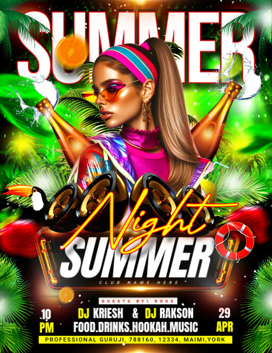 Copy of SUMMER PARTY | PosterMyWall