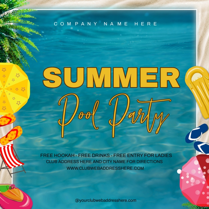 summer party Template | PosterMyWall