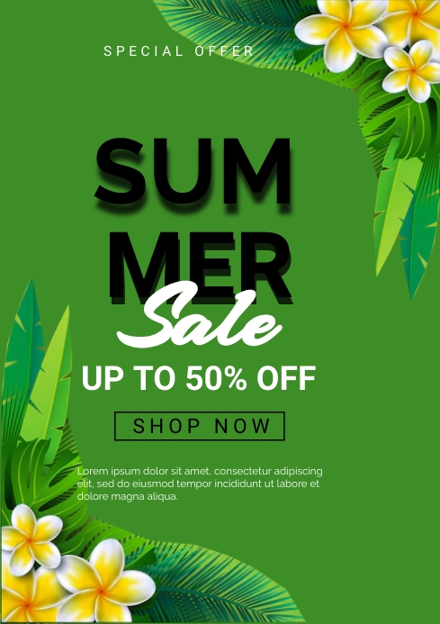 SUMMER PARTY Template | PosterMyWall