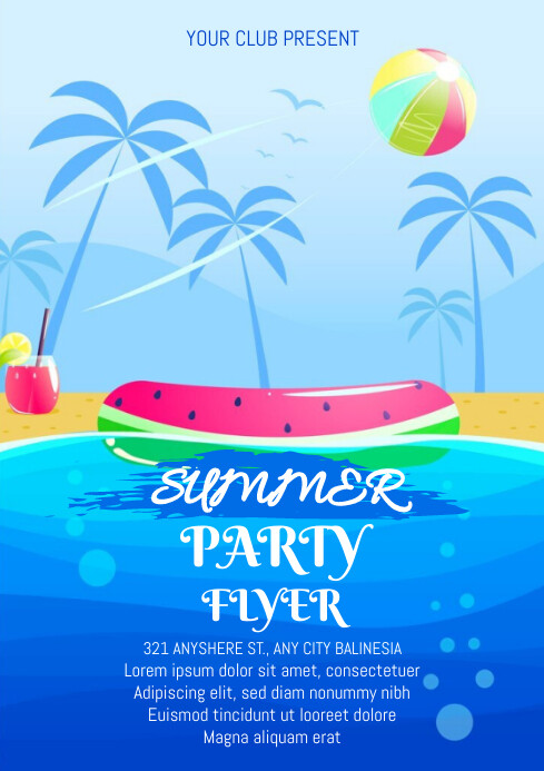 summer party Template | PosterMyWall