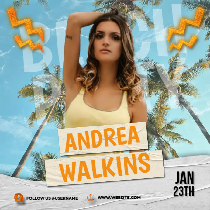 Summer Party Event Template | PosterMyWall