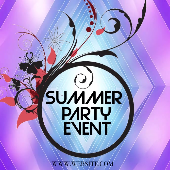 Summer party event Template | PosterMyWall