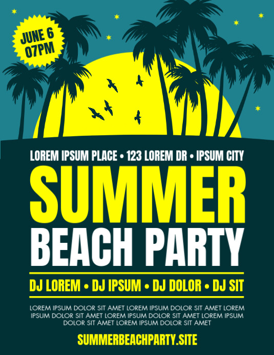 Copy of SUMMER PARTY FLYER | PosterMyWall