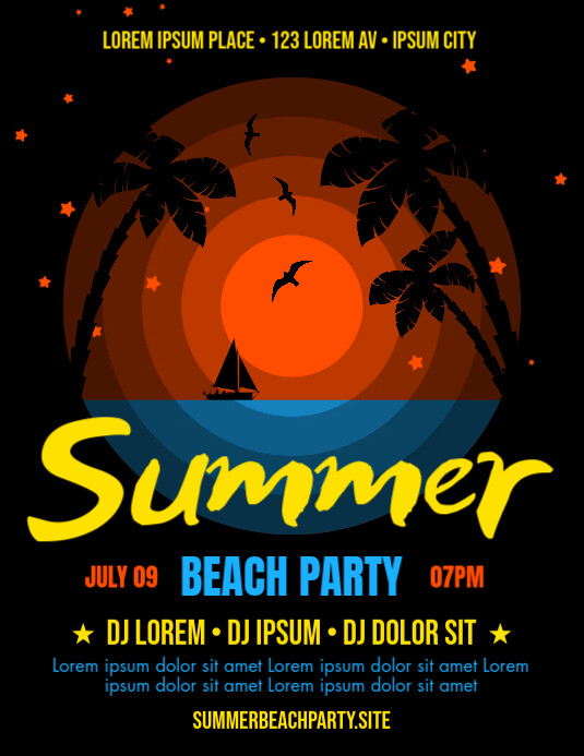 Copy of SUMMER PARTY FLYER | PosterMyWall