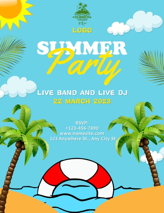 Copy of Summer Party Flyer | PosterMyWall