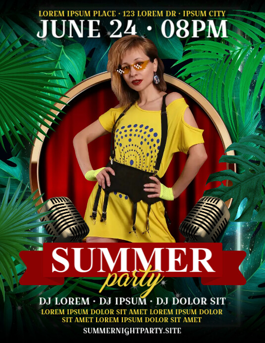 Pamflet Pesta Musim Panas Templat | PosterMyWall