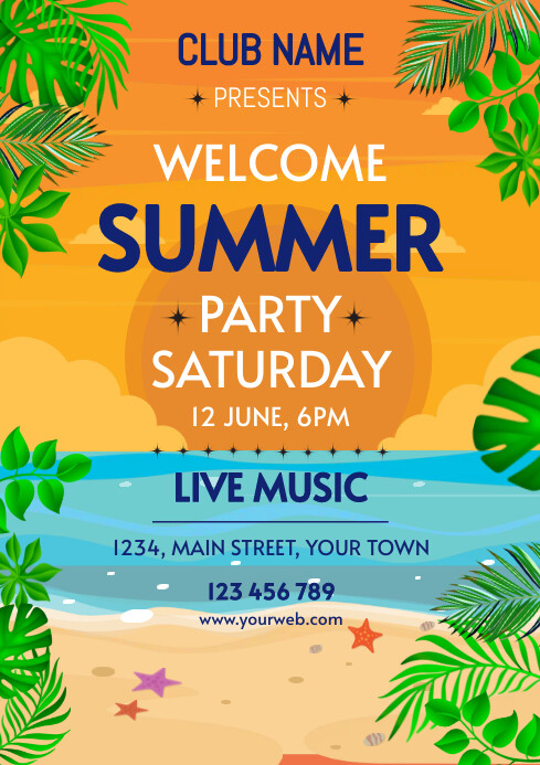 Copy of Summer Party Flyer | PosterMyWall