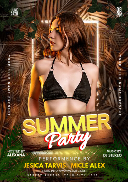 Copy of Summer Party flyer | PosterMyWall