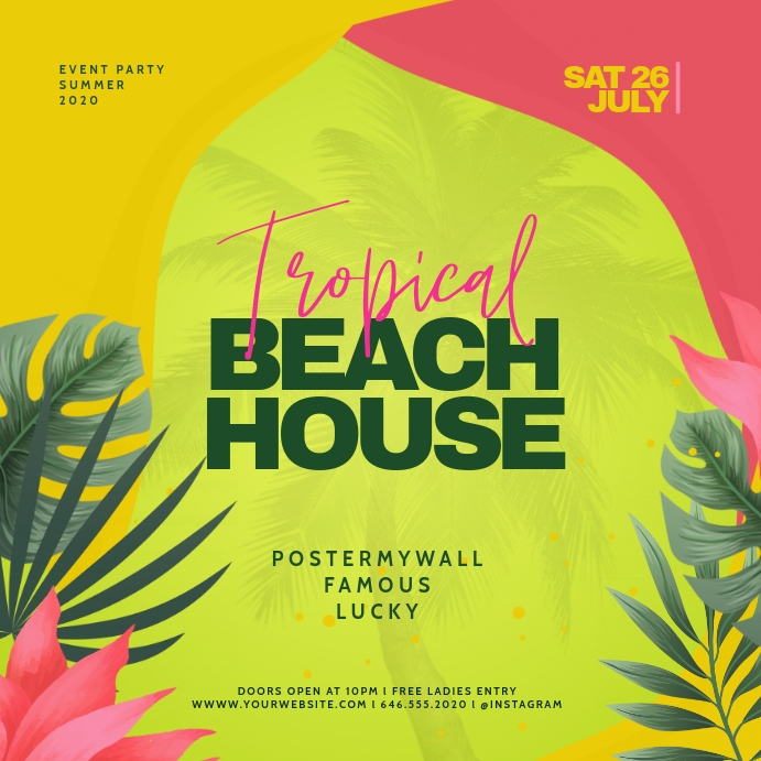 Plantilla de Summer Party Flyer Template | PosterMyWall