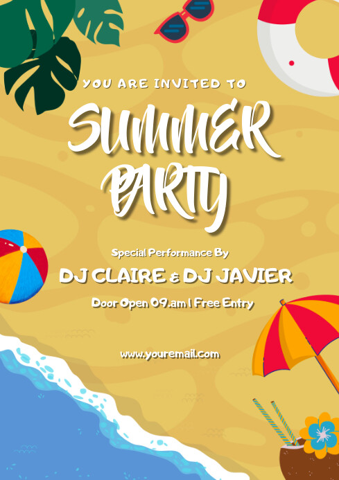 Plantilla de Summer party IG post2 | PosterMyWall