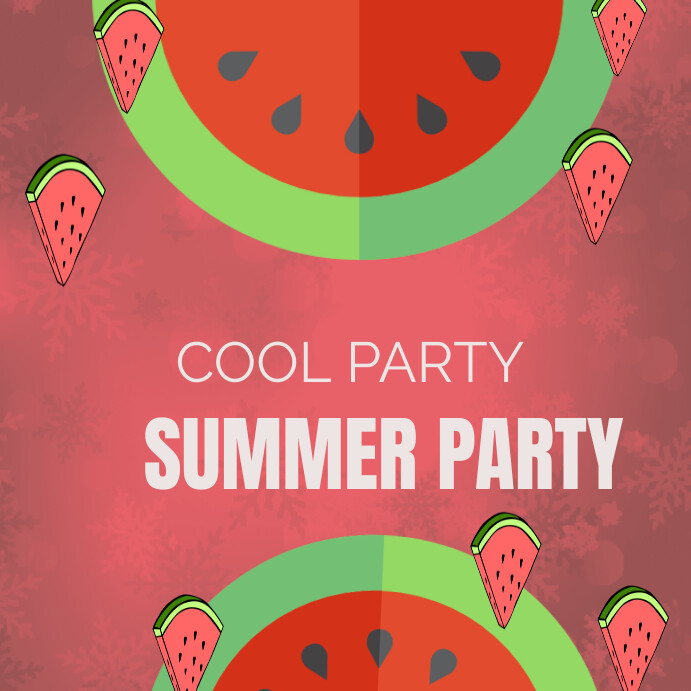 SUMMER PARTY LOGO Template | PosterMyWall