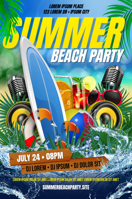 Copy of SUMMER PARTY POSTER | PosterMyWall