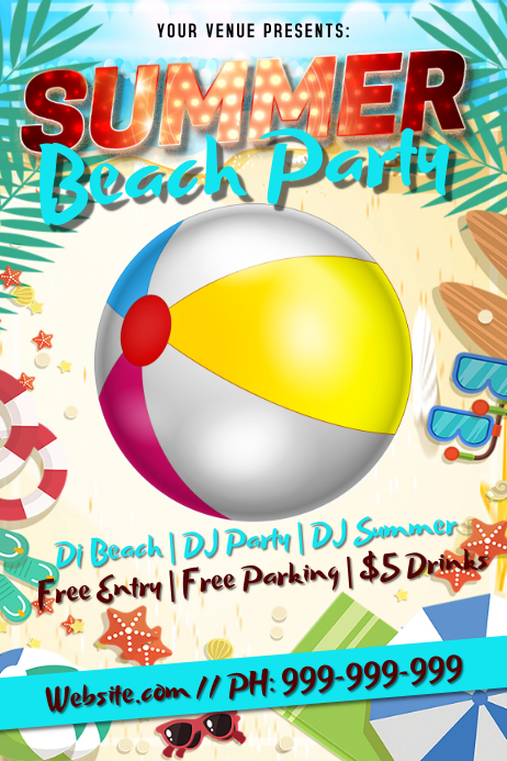 Copy of Summer Party Poster | PosterMyWall
