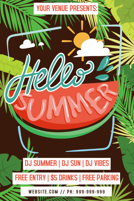 Copy of Summer Party Poster | PosterMyWall