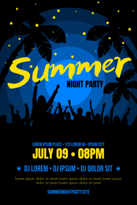 SUMMER PARTY POSTER | PosterMyWall