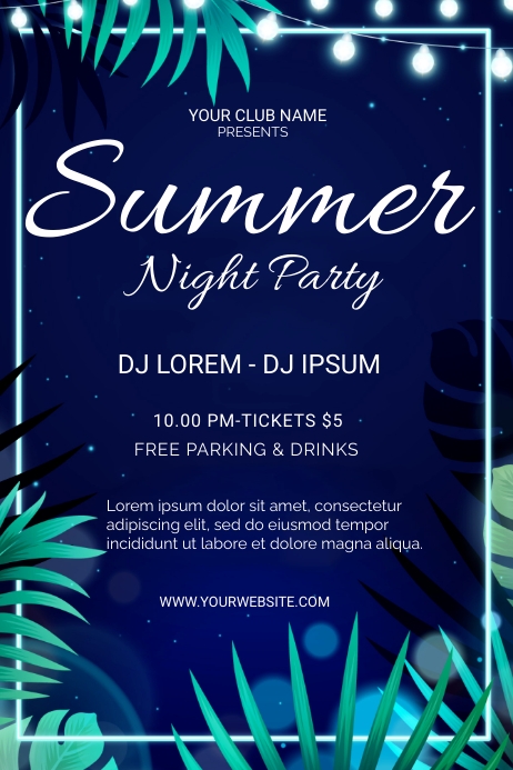 Poster Poster Pesta Musim Panas Templat | PosterMyWall