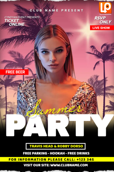 Copy of Summer Party Poster Template | PosterMyWall