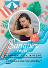 SUMMER PARTY TEMPLATE | PosterMyWall