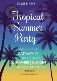 SUMMER PARTY TEMPLATE | PosterMyWall