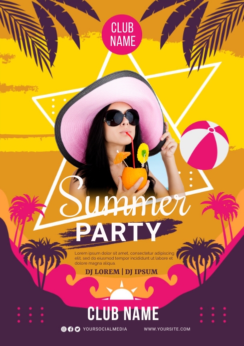 SUMMER PARTY TEMPLATE | PosterMyWall