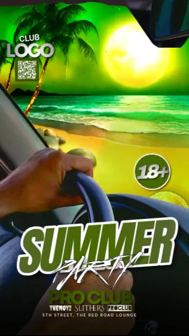 Summer Party Video Template | PosterMyWall