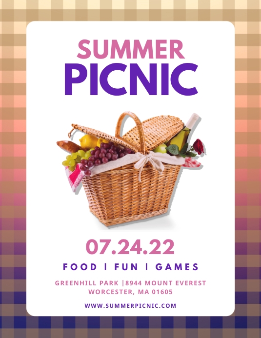 Summer Picnic Template | PosterMyWall