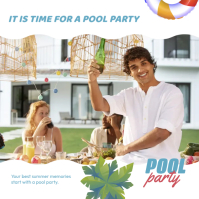 Pool Party Ad Template | PosterMyWall