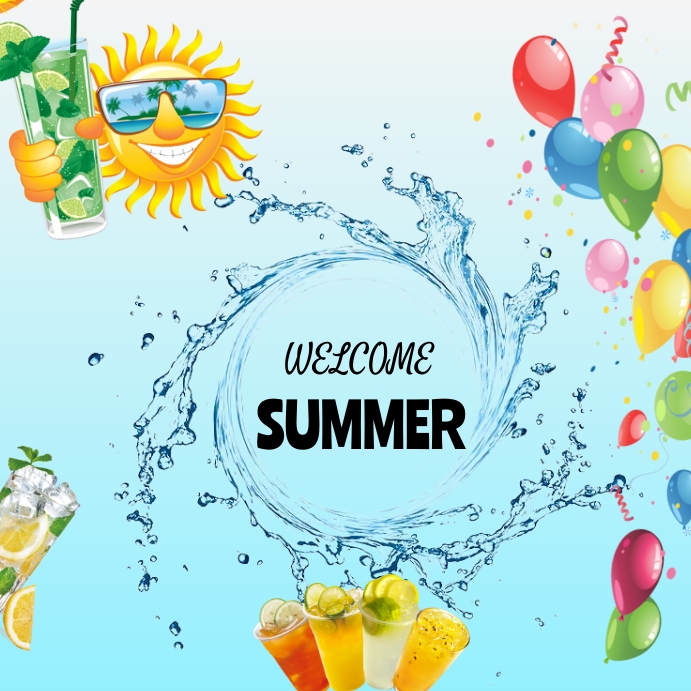 Plantilla de summer post | PosterMyWall