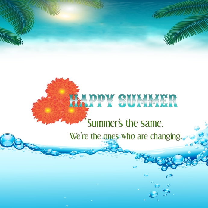 Plantilla de summer poster | flyer summer | summer ads (1) | PosterMyWall