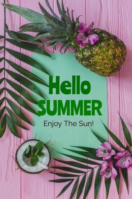 Summer poster Template | PosterMyWall
