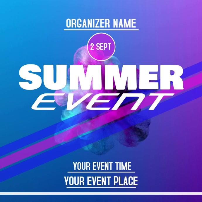 summer poster Template | PosterMyWall