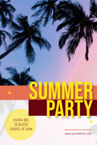 Summer Party Poster Template | PosterMyWall