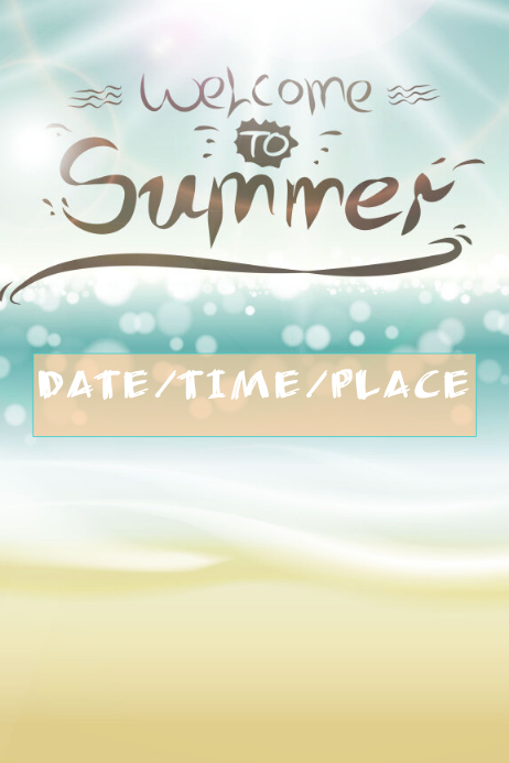 SUMMER Template | PosterMyWall