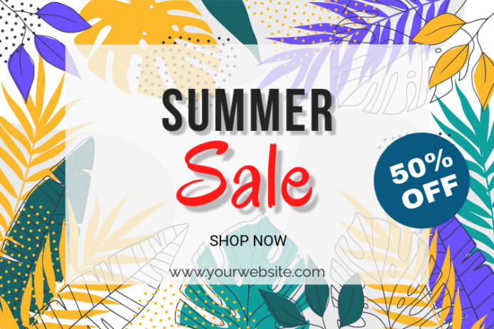SUMMER SALE AD Template | PosterMyWall