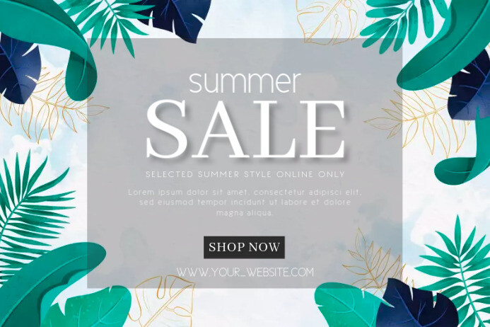 Plantilla de SUMMER SALE AD | PosterMyWall
