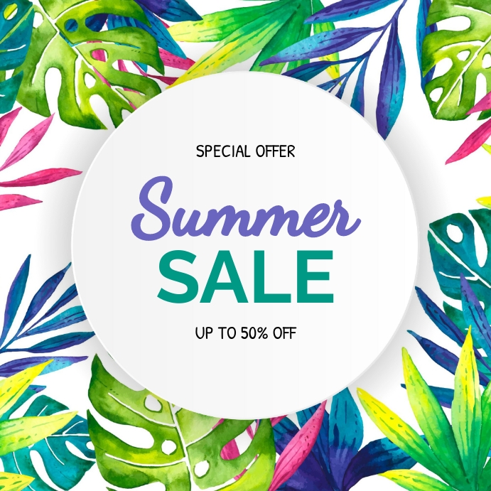 Summer Sale Template | PosterMyWall