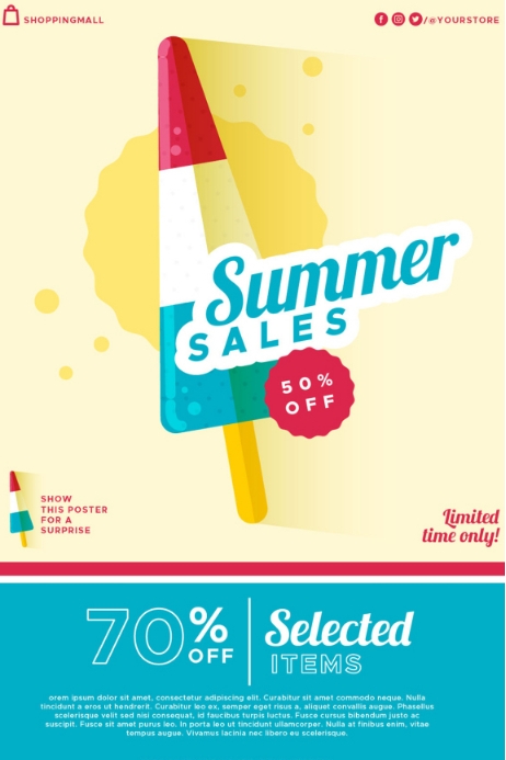 SUMMER SALE Template | PosterMyWall