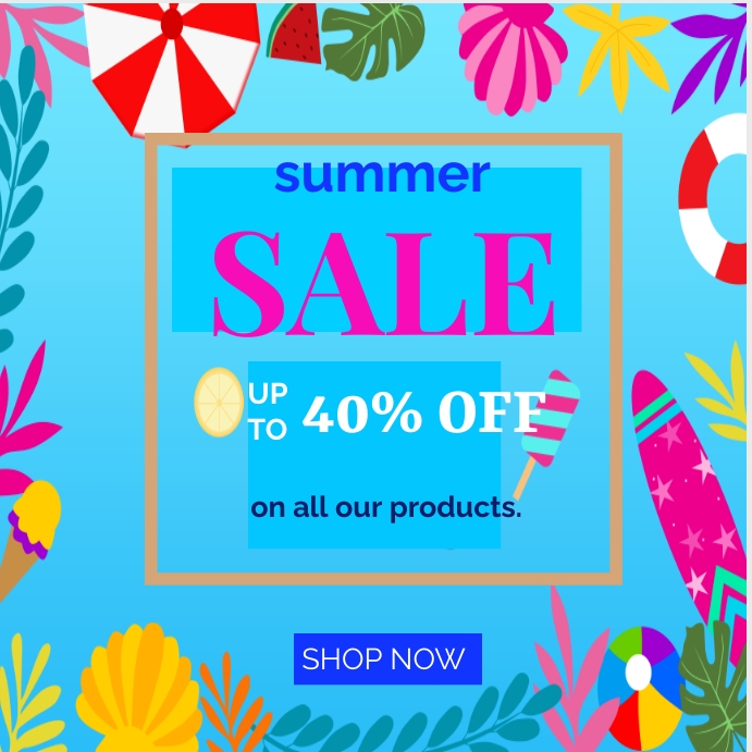 Summer sale Template | PosterMyWall