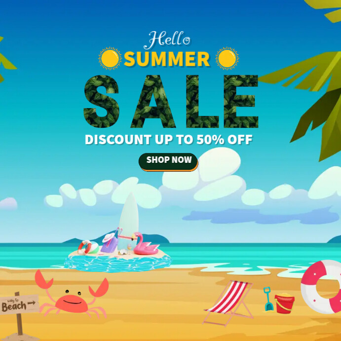 SUMMER SALE Template | PosterMyWall