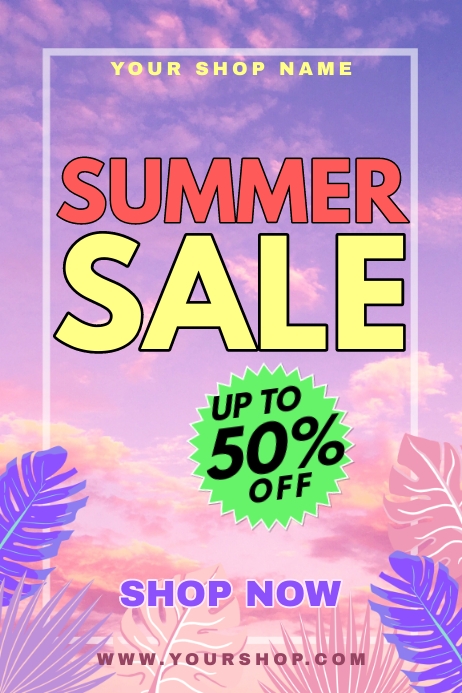 Summer Sale Template | PosterMyWall