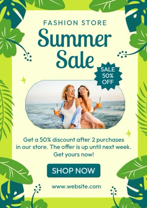 Summer Sale Template | PosterMyWall