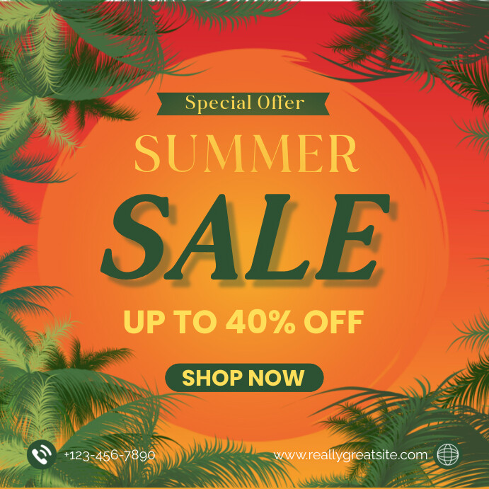 Copy of Summer Sale | PosterMyWall