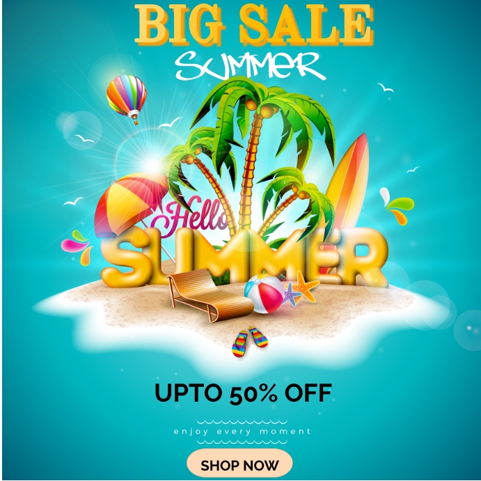Summer sale Template | PosterMyWall