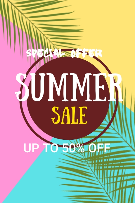 SUMMER SALE Template | PosterMyWall