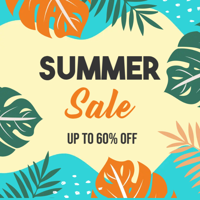 Summer Sale Discount Template | PosterMyWall