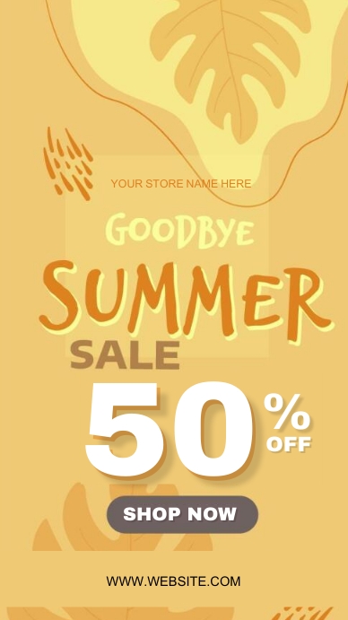Copy of Summer sale event design template | PosterMyWall
