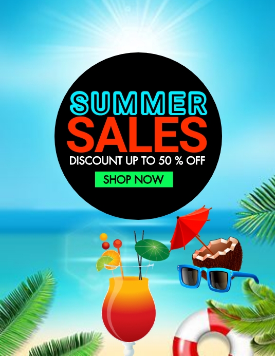 summer sale flyer Template | PosterMyWall