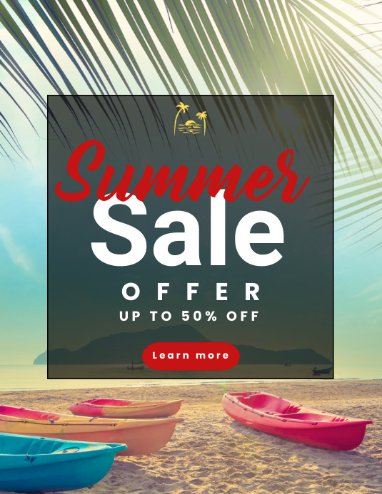 Summer Sale Flyer Template | PosterMyWall